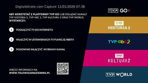 TV channels and Radio bitrates DAB+ DTT FIBER Satellite Cable OTT