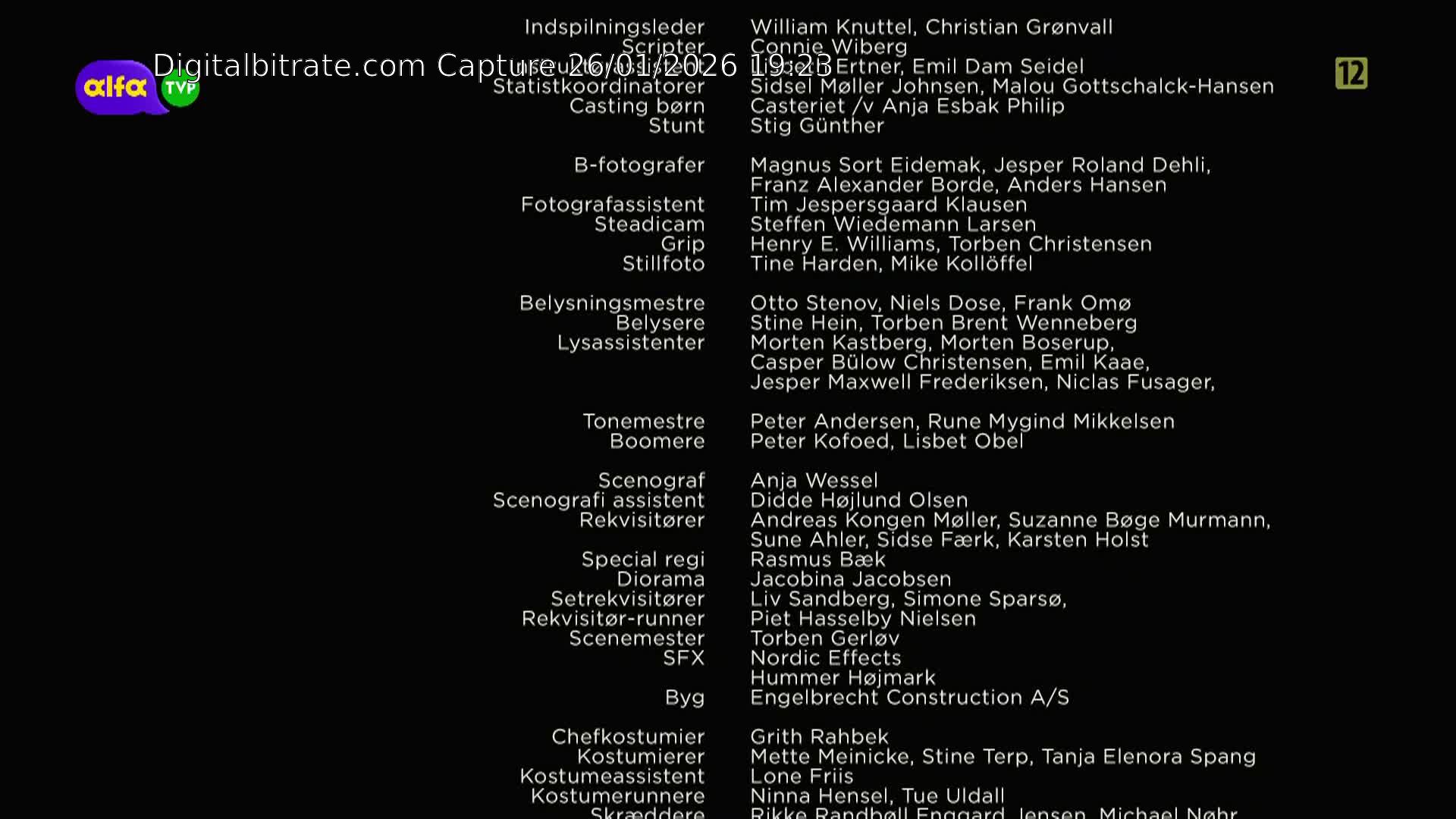 DVBT DVBT2 Bitrate Monitoring Alfa TVP - MUX6 - DTT Poland Katowice